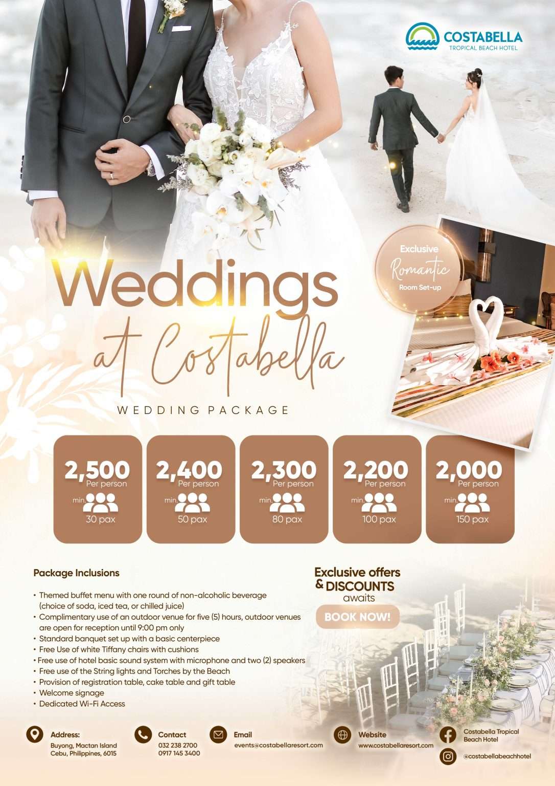 Meetings & Events – Costabella Resort – A Tropical Beach Hotel